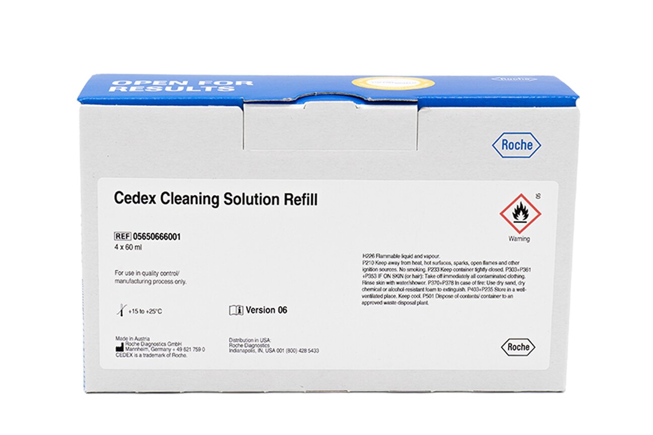 Cedex® Cleaning Solution Refill, for use with Cedex® HiRes Analyzer