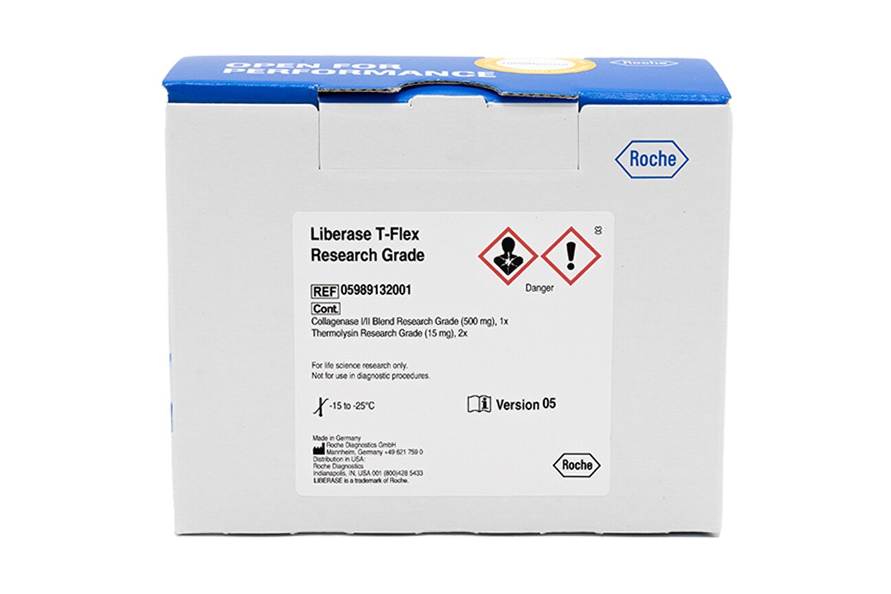 Liberase T-Flex, Research Grade, 0.2 μm filtered, lyophilizate