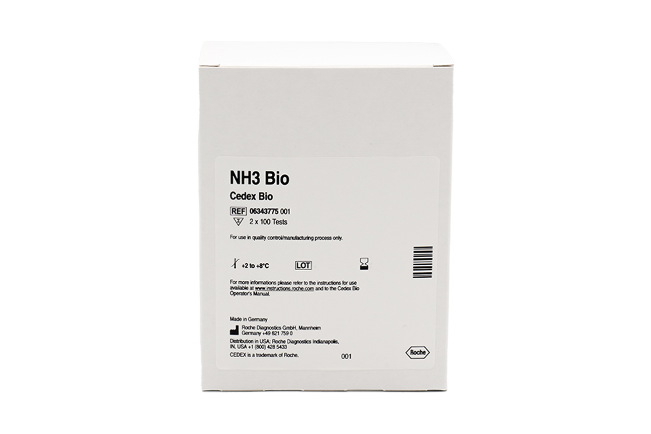 NH3 Bio, Test kit for the Cedex Bio Analyzer