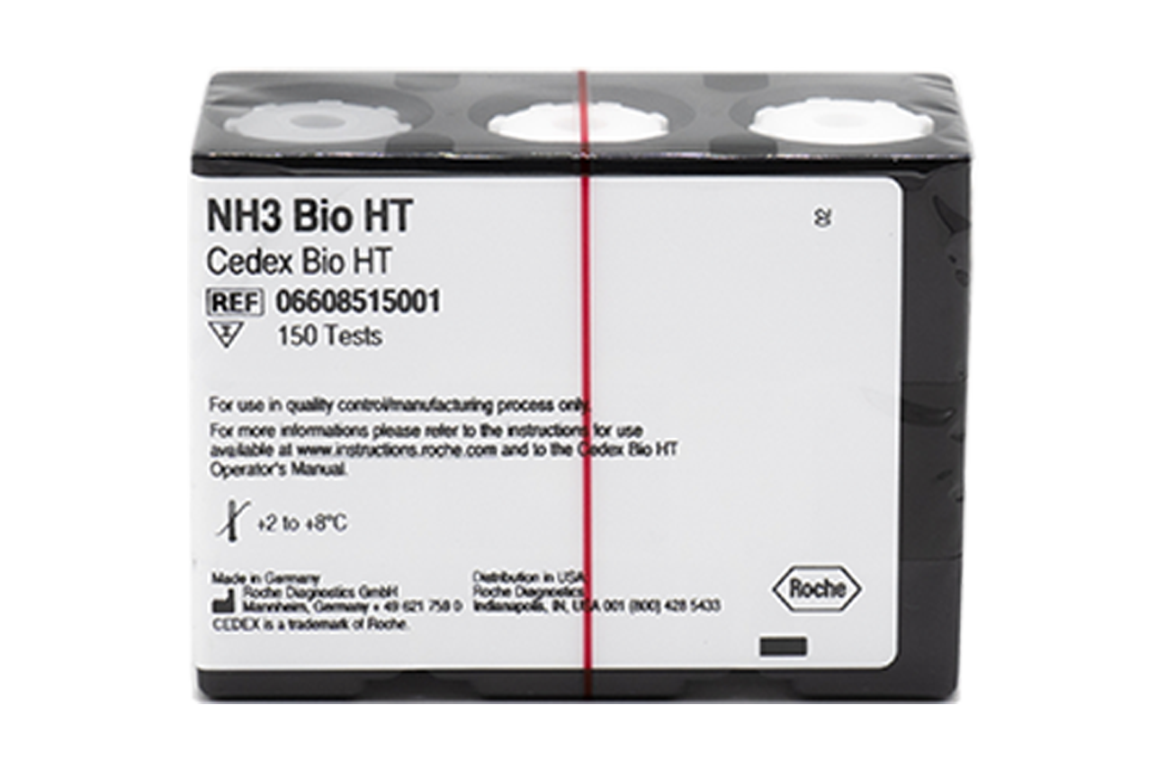 NH3 Bio HT, Test kit for the Cedex Bio HT Analyzer