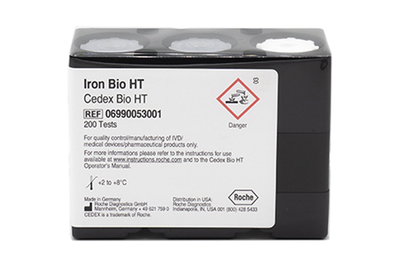 Iron Bio HT, Test kit for the Cedex® Bio HT Analyzer