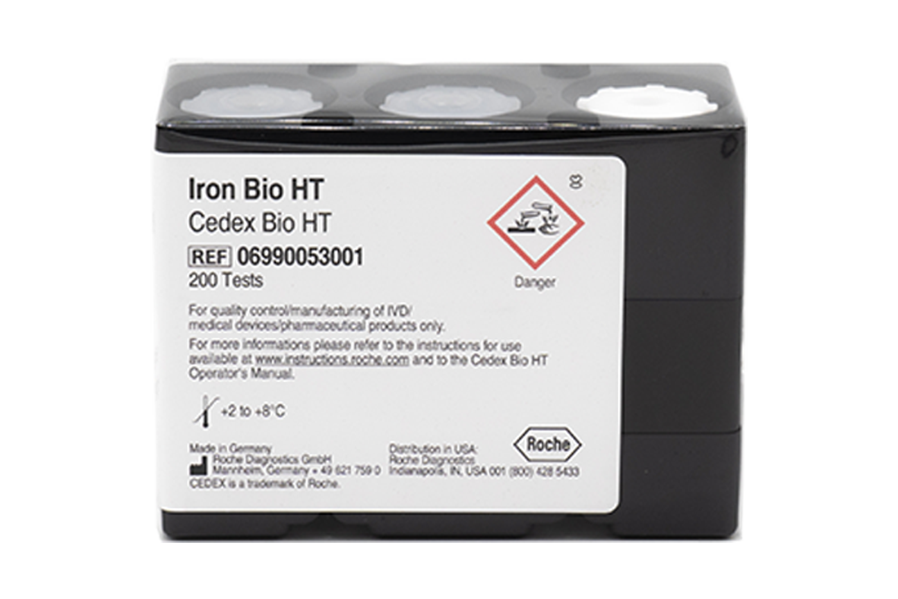 Iron Bio HT, Test kit for the Cedex Bio HT Analyzer