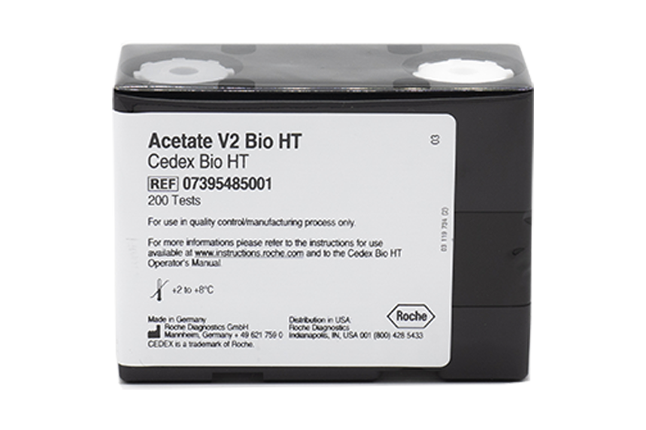 Acetate V2 Bio HT, Test kit for the Cedex Bio HT Analyzer