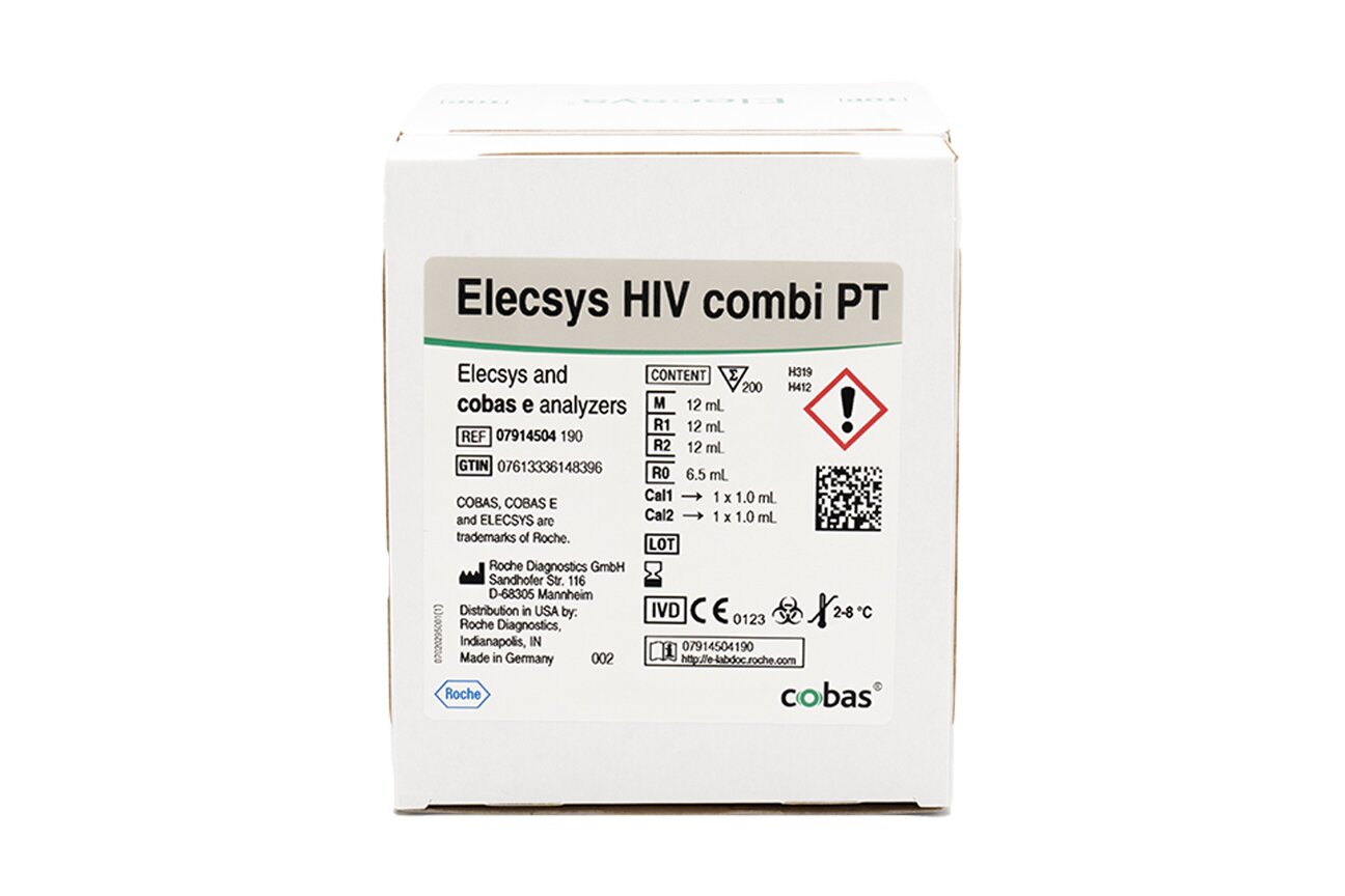Elecsys® HIV combi PT, HIV-1 antigen and total antibodies to HIV-1 and ...
