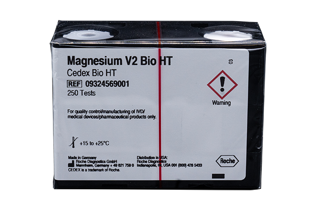 Magnesium V2 Bio HT, Test kit for the Cedex Bio HT Analyzer